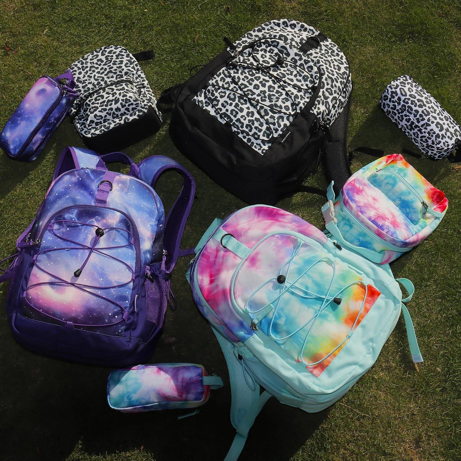 Live At Space Choco Mocha Daisy Backpack Girls, Travel School Girls ...