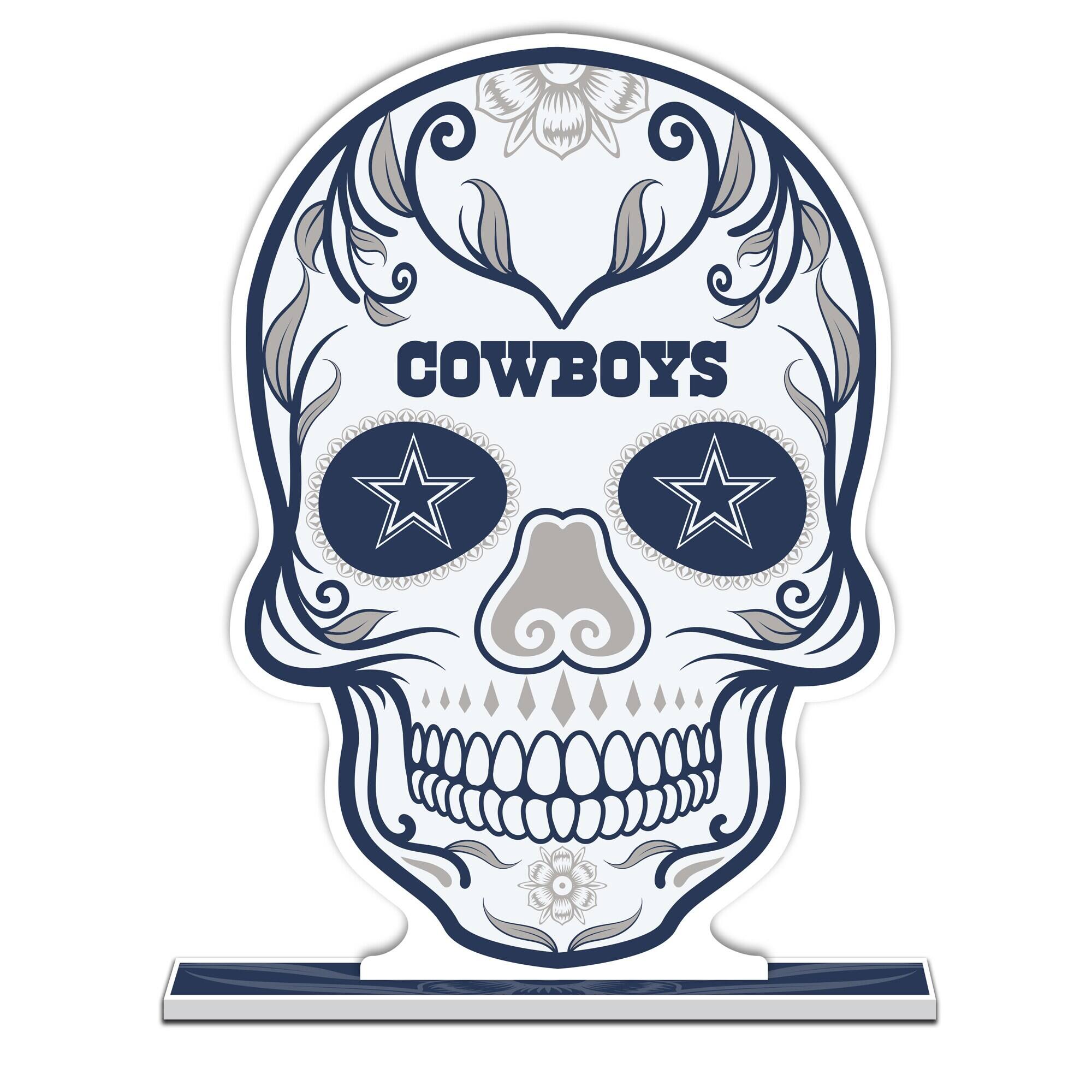 UPI Marketing Dallas Cowboys 10" Sugar Skull Standee Multicolor ...
