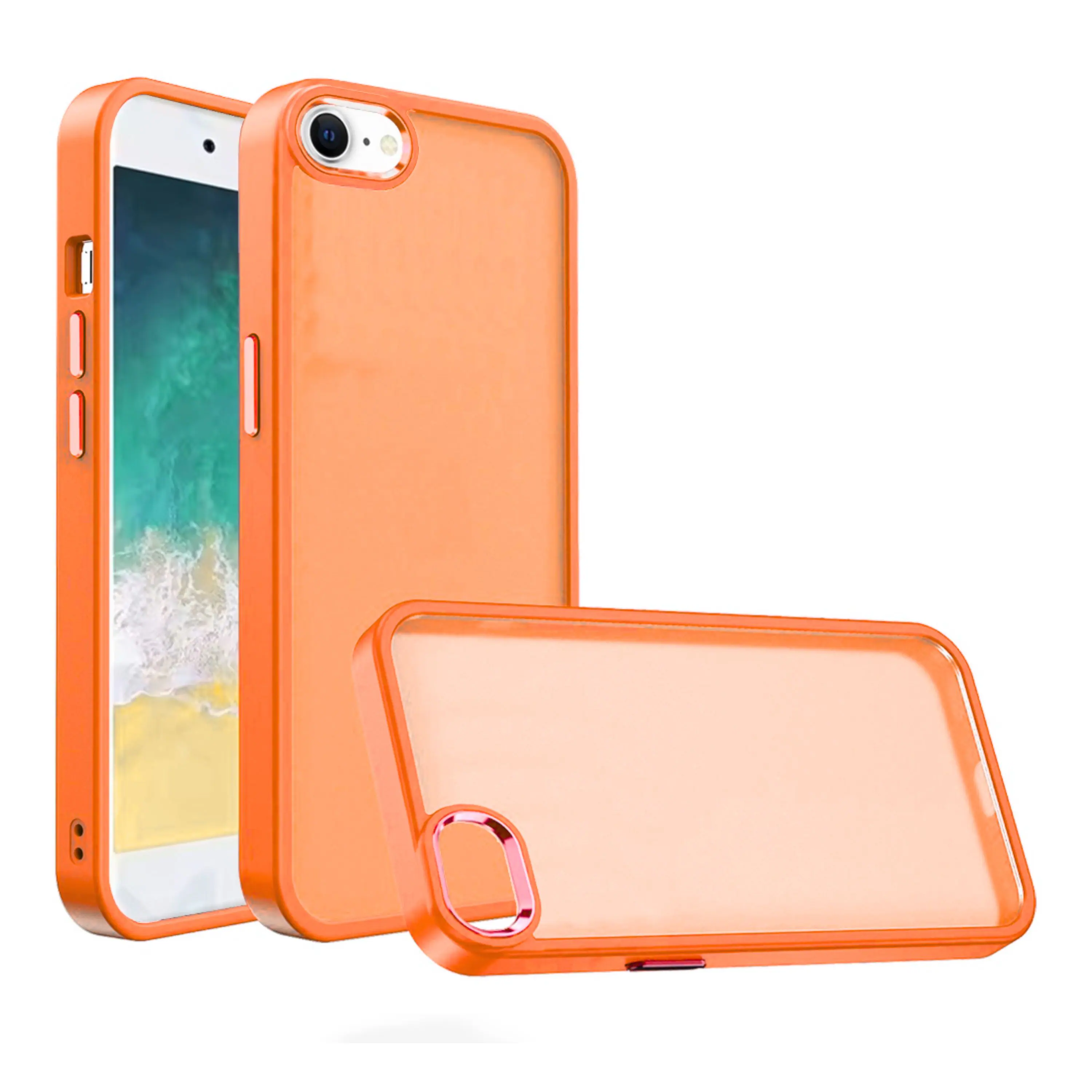 Kitcheniva Rubberized Thick Acrylic Metal Buttons Phone Case With ...