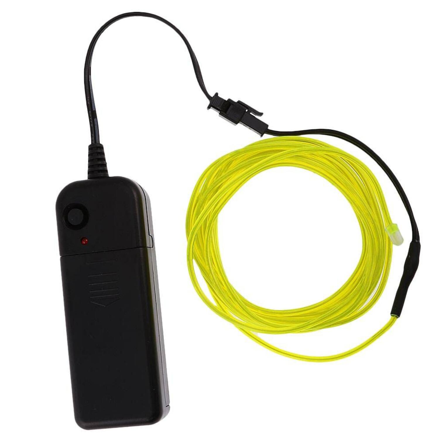 Home Collection 3.28Ft Battery Powered Neon LED EL Wire String Light ...