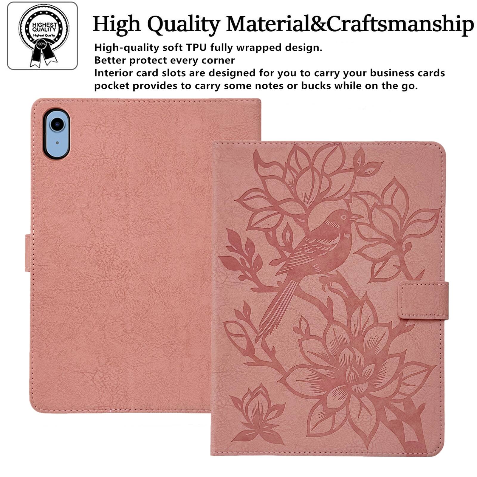 Dteck Faux Leather Flip Case for Apple iPad (A16) 11" 2025 & iPad 10th ...
