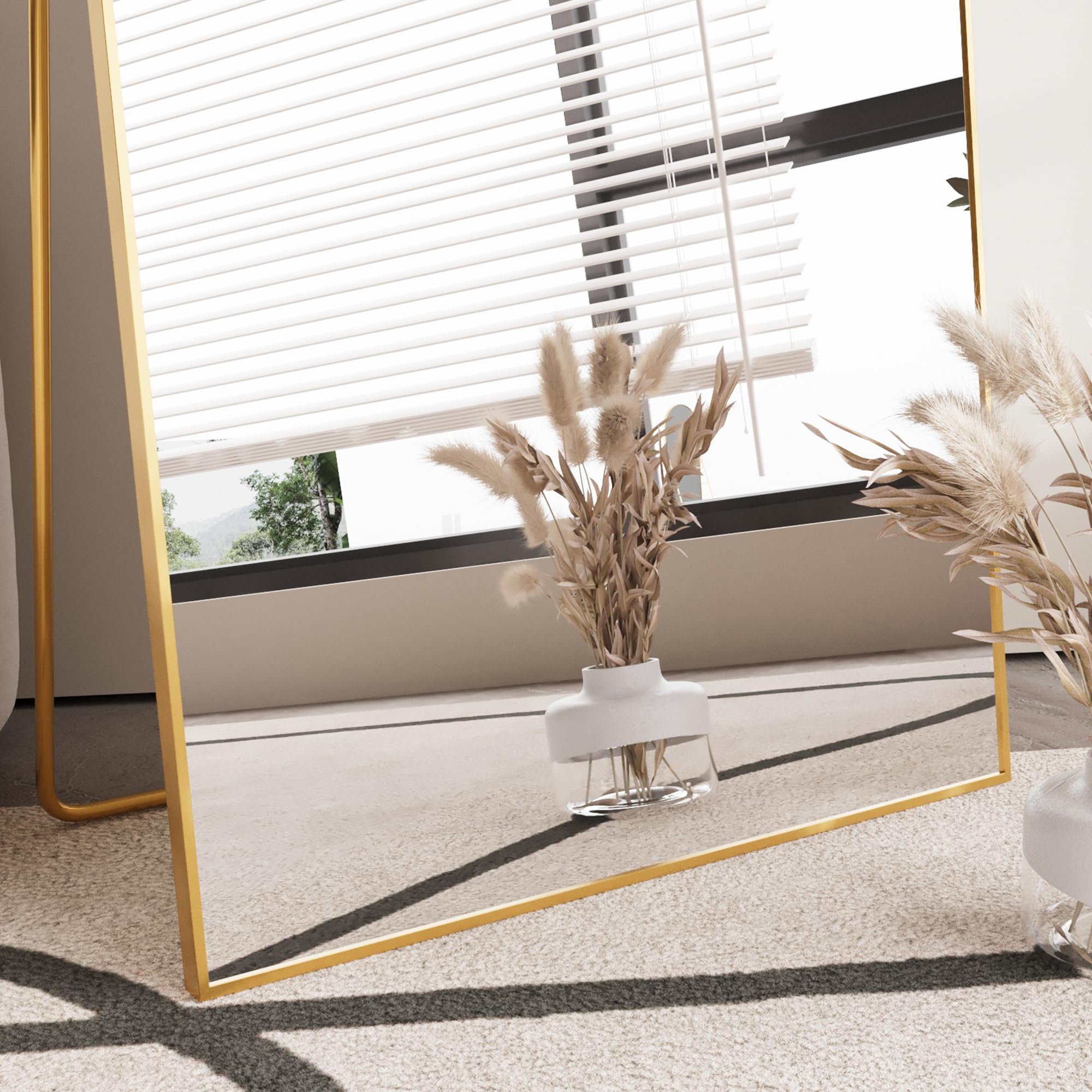 Comfort Essence Full Length Mirror Standing Hanging Or Leaning Body ...