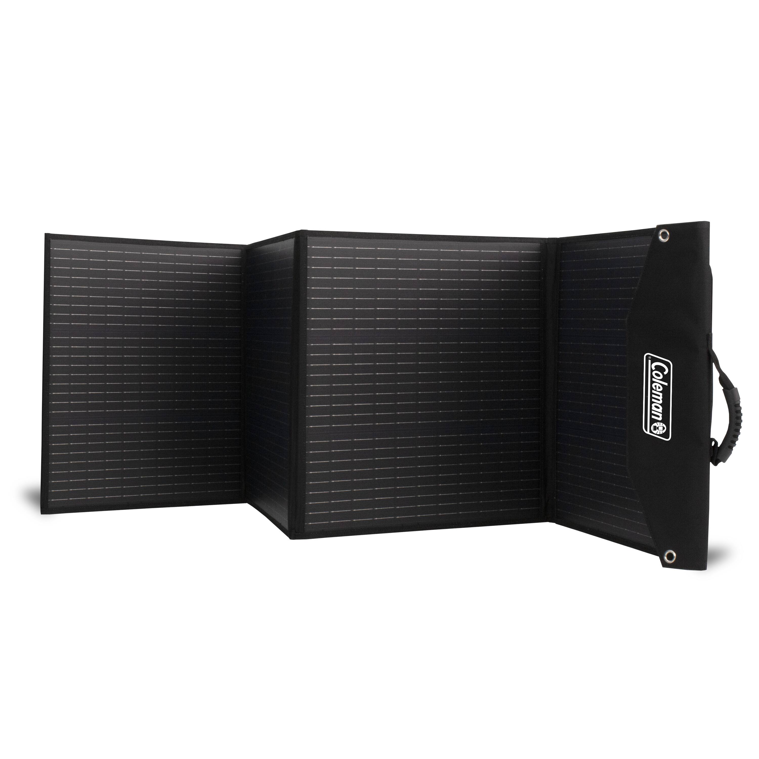 Coleman 200W Folding Portable Solar Panel Black CMSP200W - Best Buy