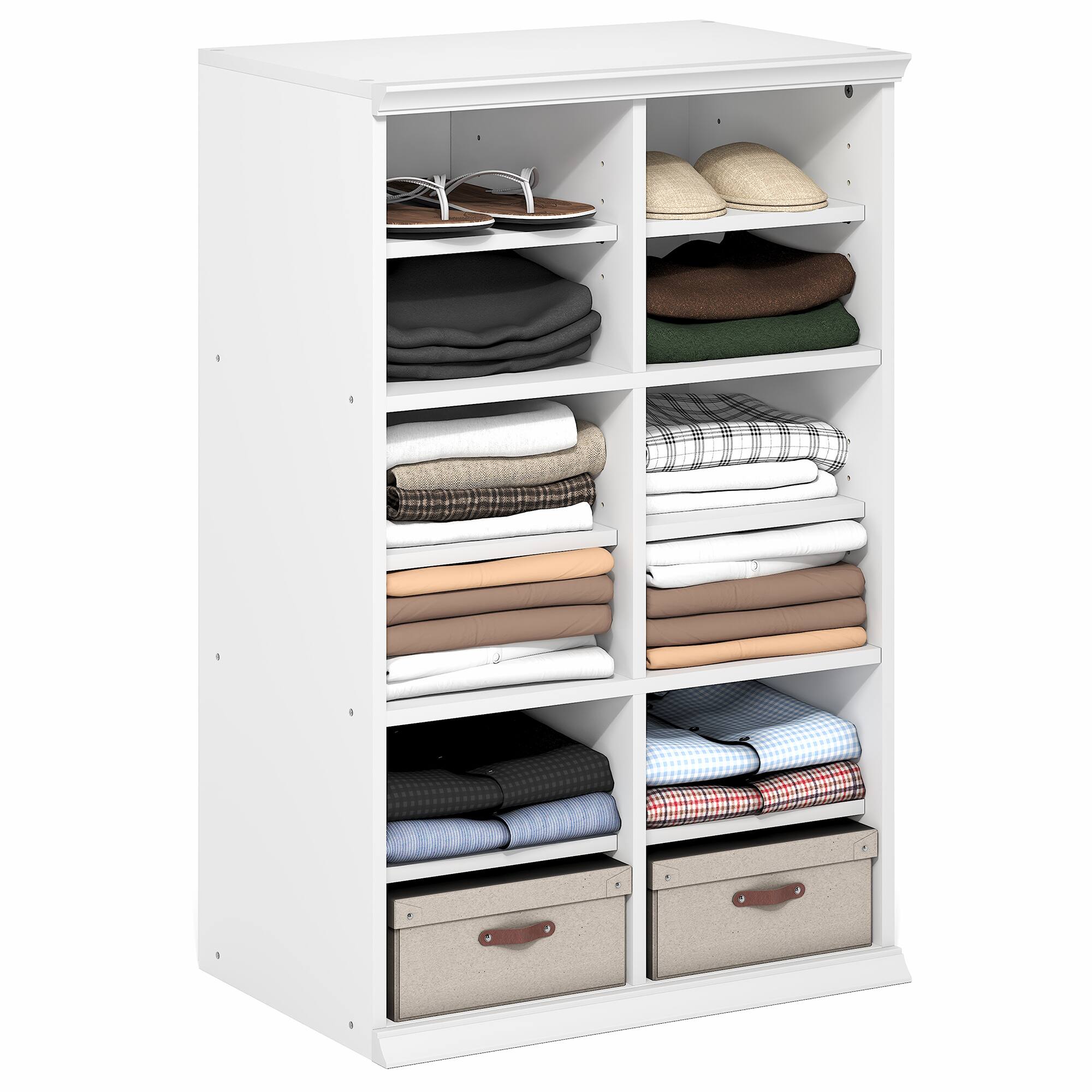 Furinno FANO Closet Organizers and Storage, 12 Cube Closet Organizer ...