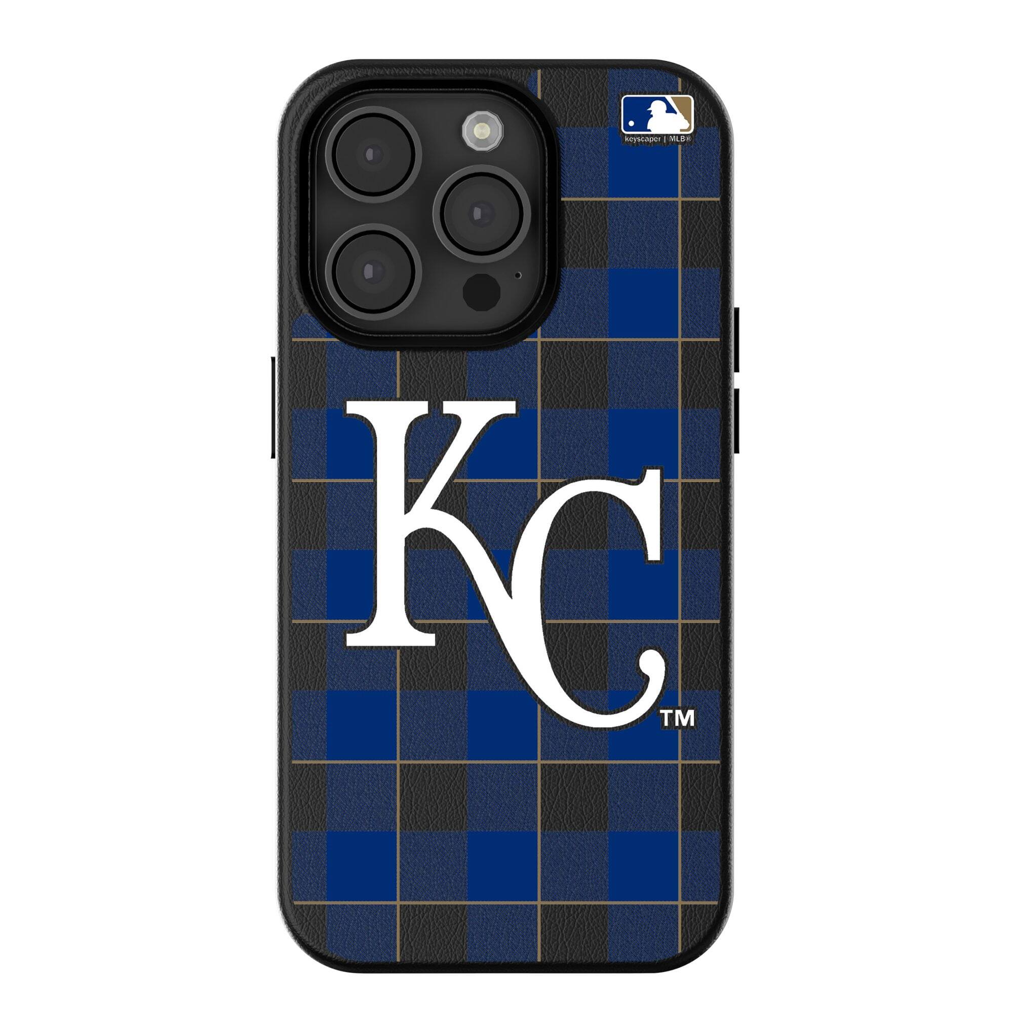 Keyscaper MLB Kansas City Royals Plaid Magnetic Bump iPhone Case 15 Pro ...