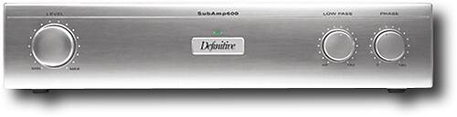 Definitive Technology 275W 2 Channel Subwoofer Amplifier Black SubAmp ...