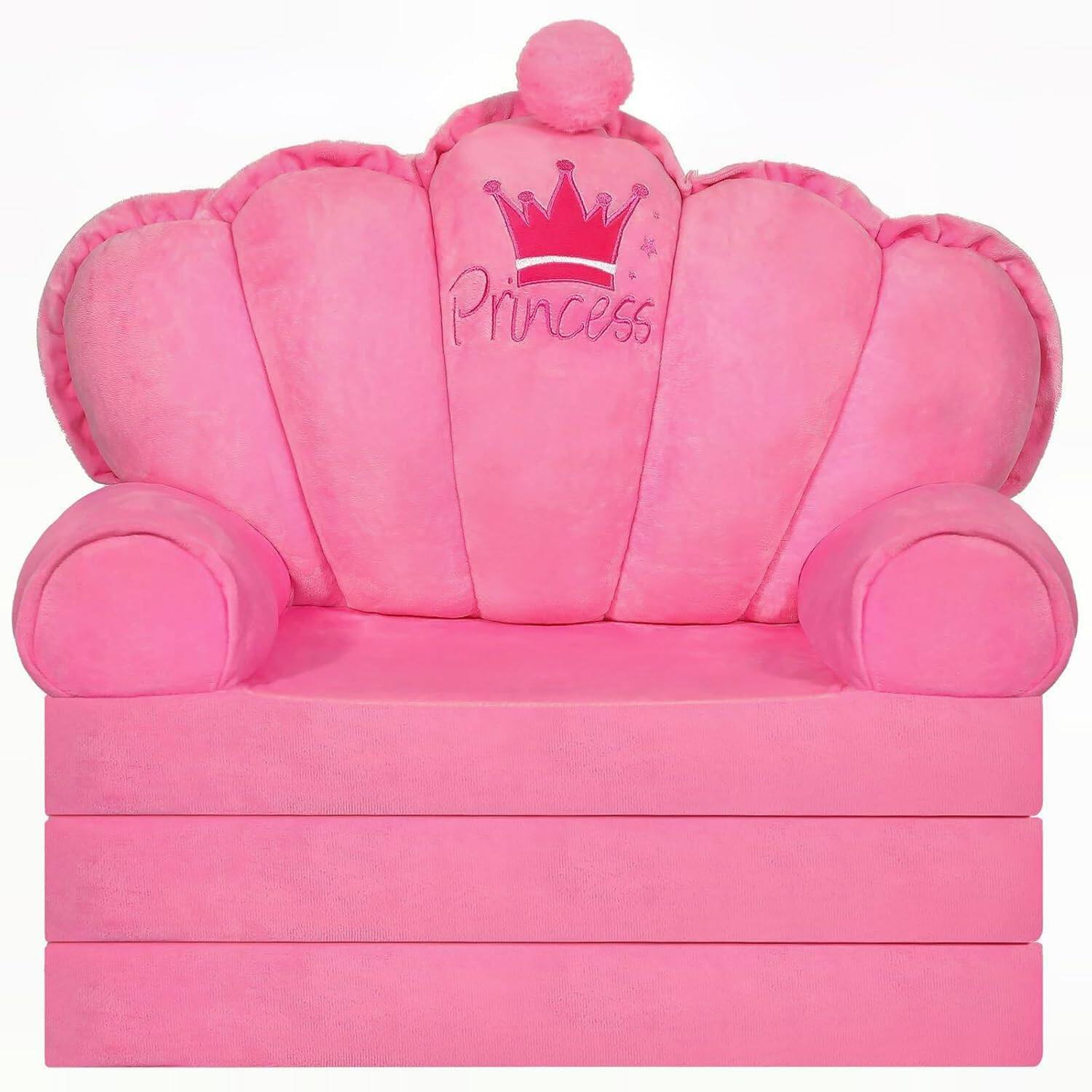 PO3TICJUNKI3 Princess Couch Fold Out 2 in 1 Foldable Sofa Bed Chair For ...