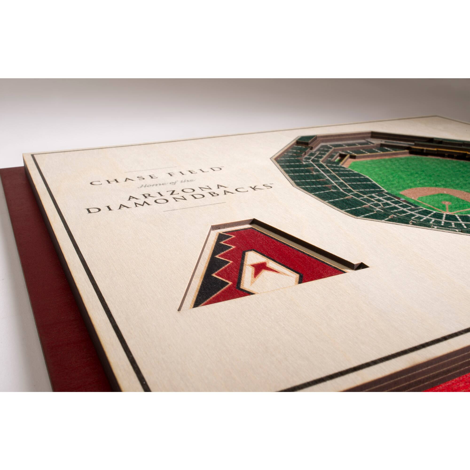 YouTheFan Arizona Diamondbacks 17'' x 13'' 5 Layer 3D StadiumViews Wall ...