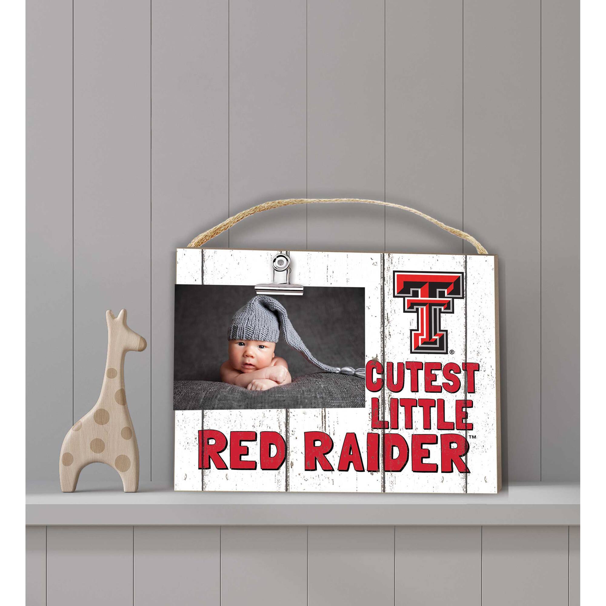 Jardine Texas Tech Red Raiders 8'' x 10'' Cutest Little Weathered Logo ...