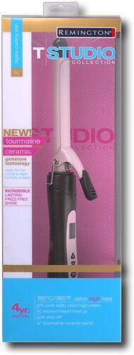 Best Buy: Remington 3/4" Digital Curling Iron Black/Pink CID-75