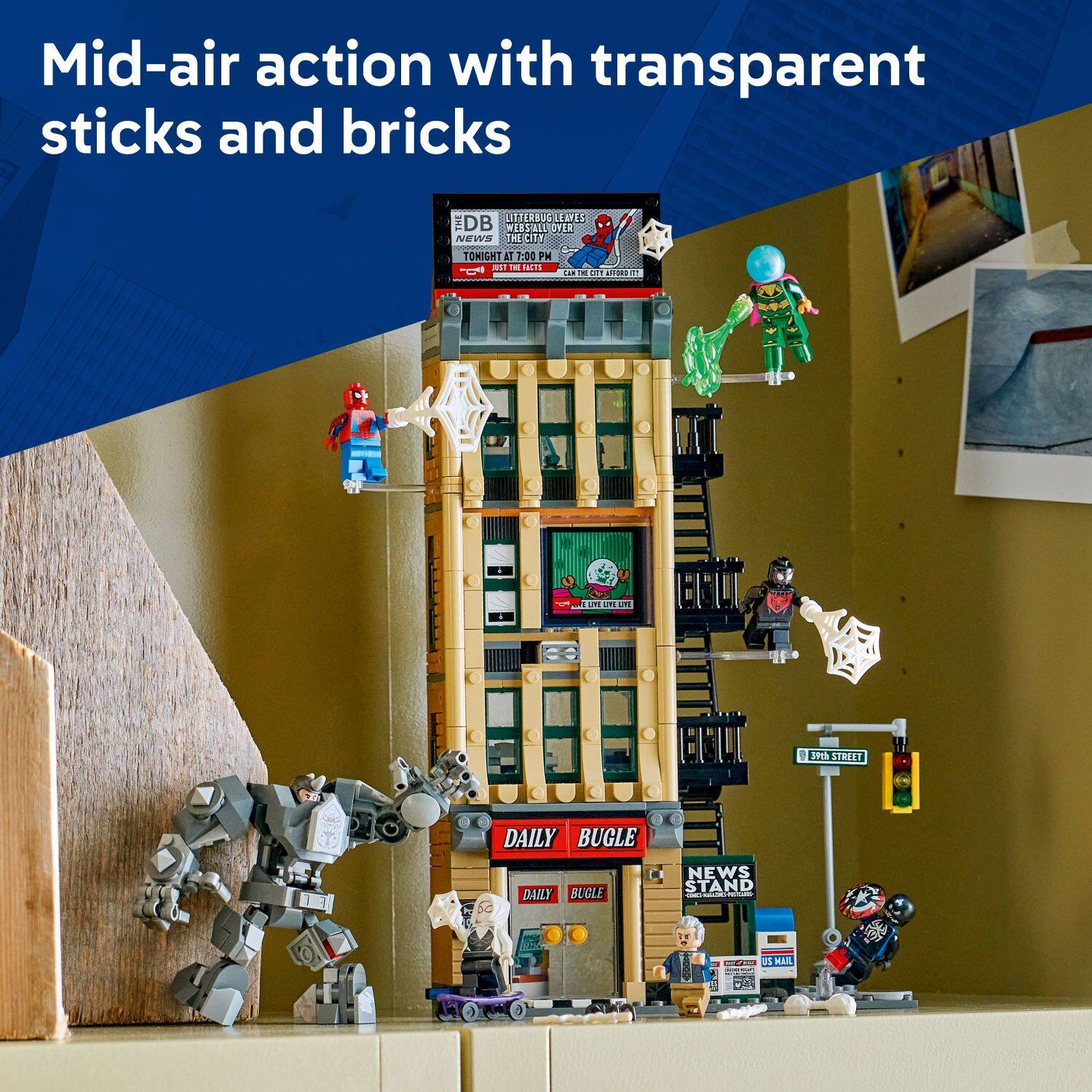 LEGO Marvel Spider Man vs. Mysterio: The Daily Bugle 76342 6588675 ...