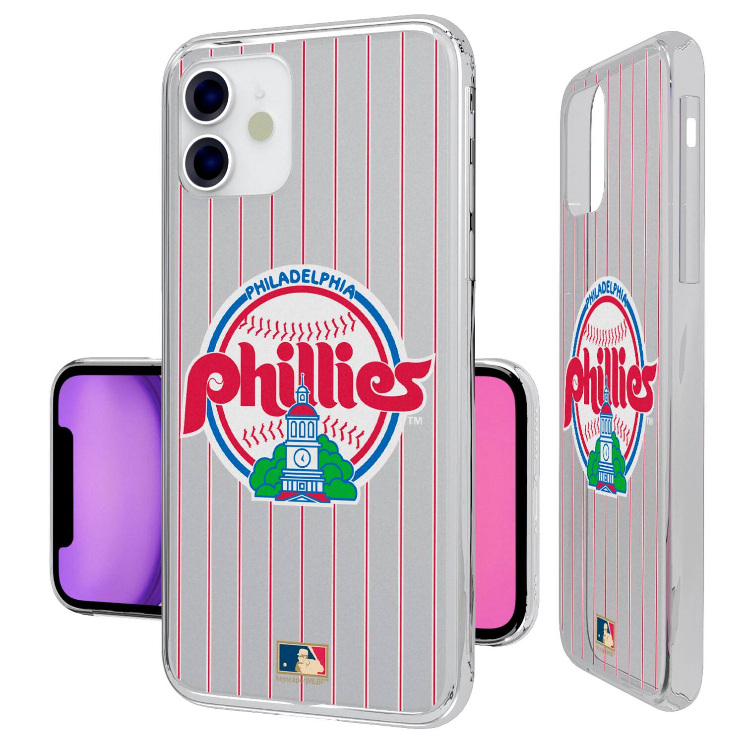 Keyscaper MLB Philadelphia Phillies Cooperstown Pinstripe iPhone Clear ...