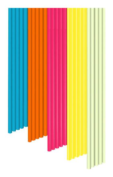 3Doodler PLA Filament for Create, PRO, and 2.0 (Mixed 25 pack) Boogie ...