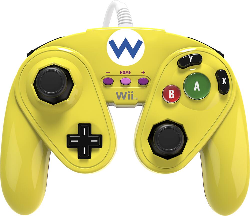 Customer Reviews: PDP Fight Pad for Nintendo Wii U and Wii Yellow 085 ...