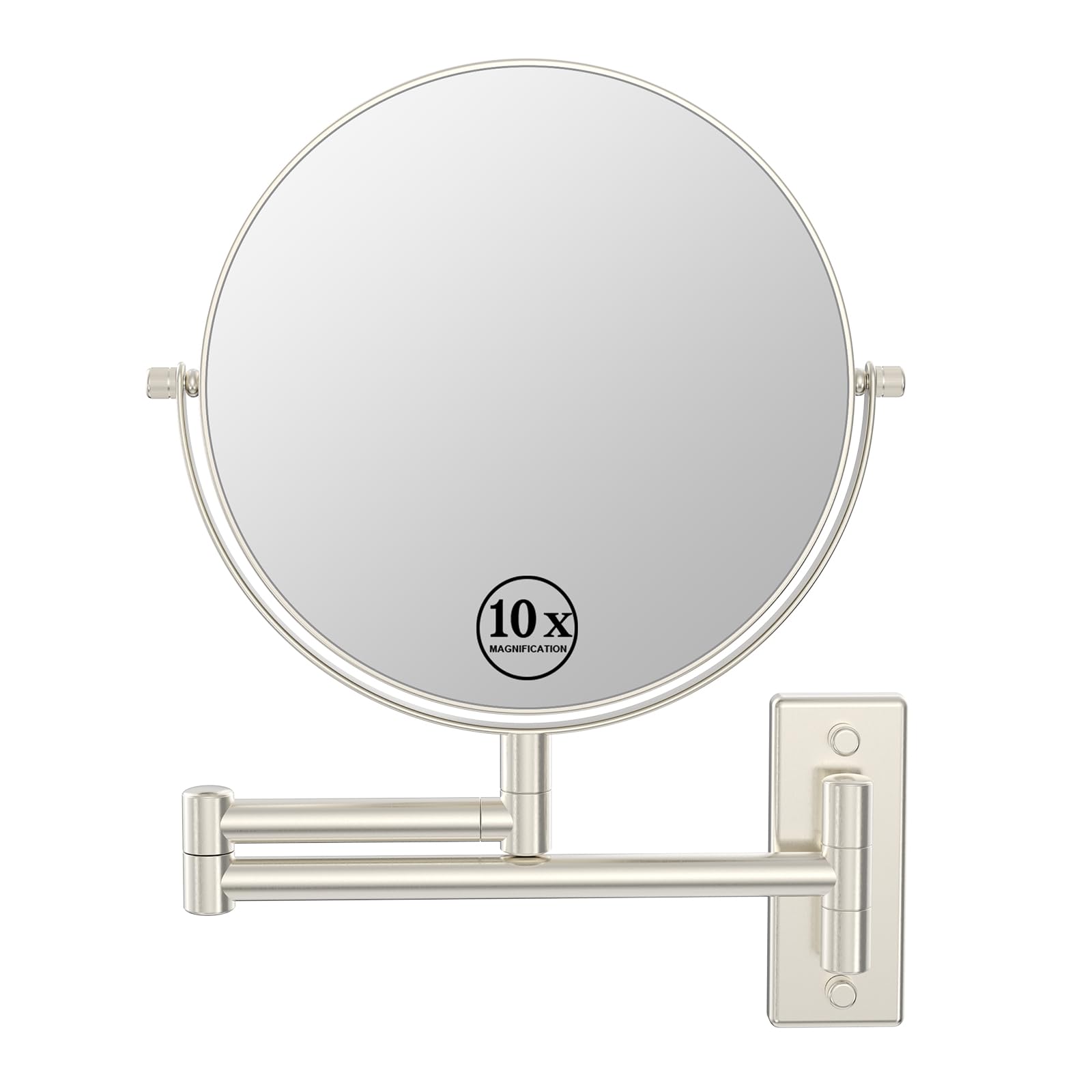 Empire DigiLabs Wall Mounted Magnifying Makeup Mirror With 1x 10x ...