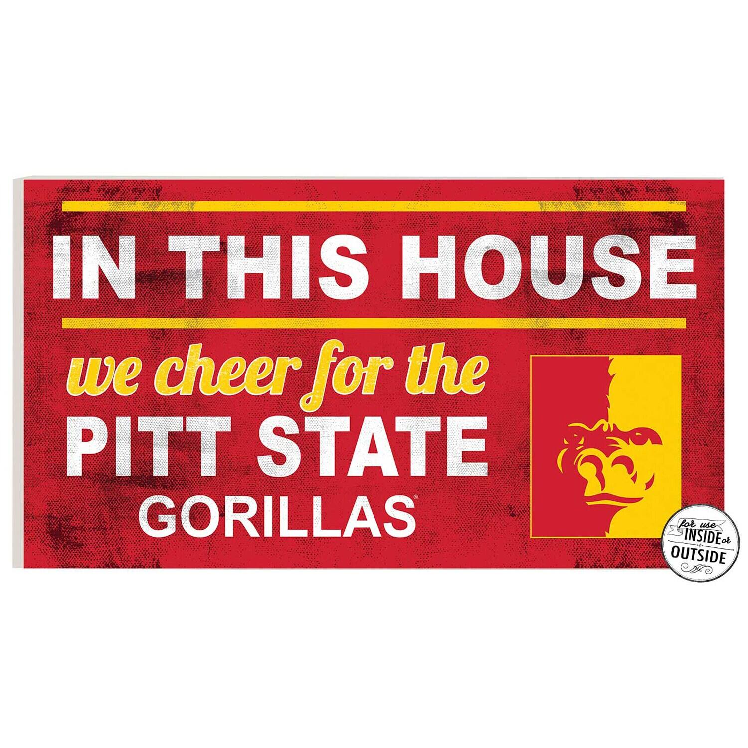 Jardine Pittsburg State Gorillas 11" x 20" Indoor/Outdoor In This House ...