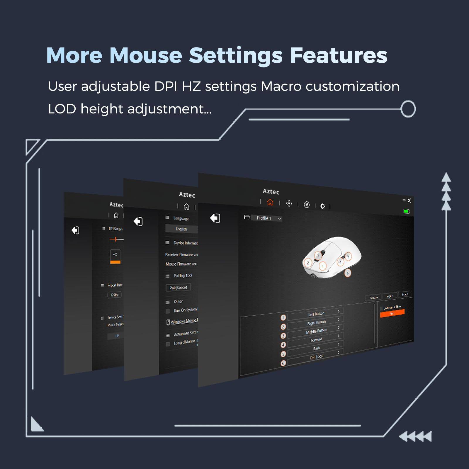 HM 1810 Gaming Mouse Ultralight 55g Lag free Sensor 26k Huano Switches 80hrs Long Life Button ...