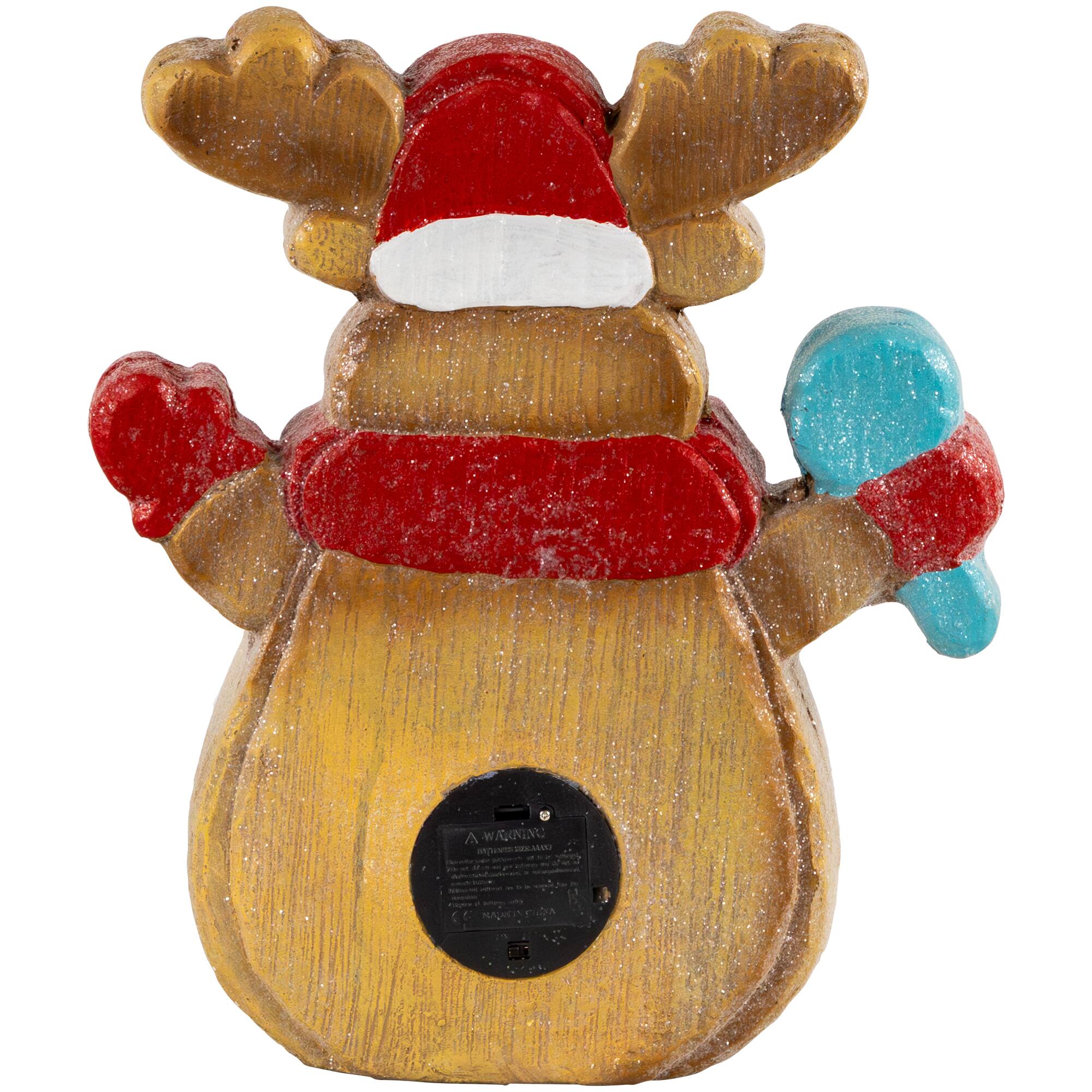 Northlight LED Lighted "Noel" Gingerbread Reindeer Christmas Decoration ...