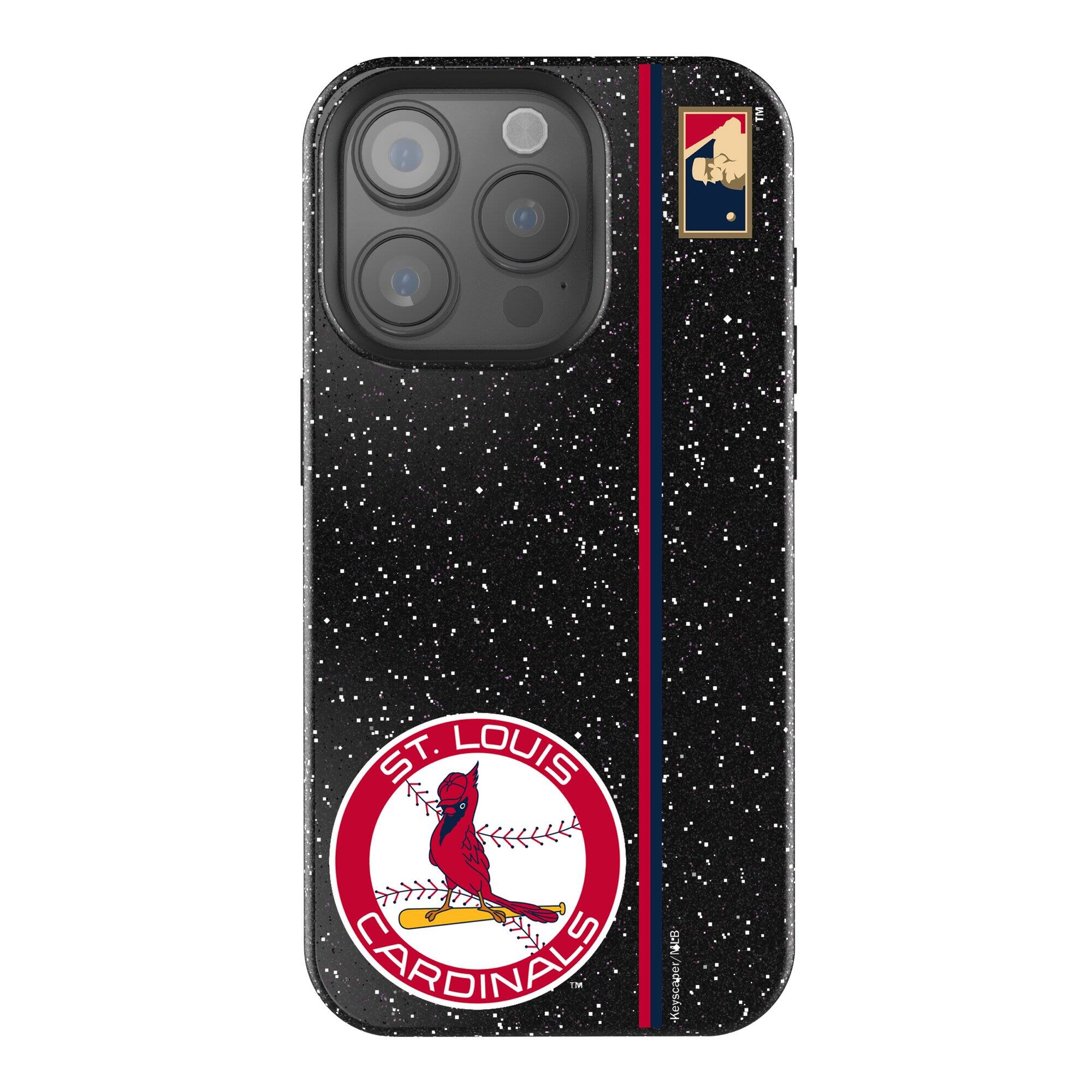 Keyscaper MLB St. Louis Cardinals iPhone Bling Case 14 Plus Black ...