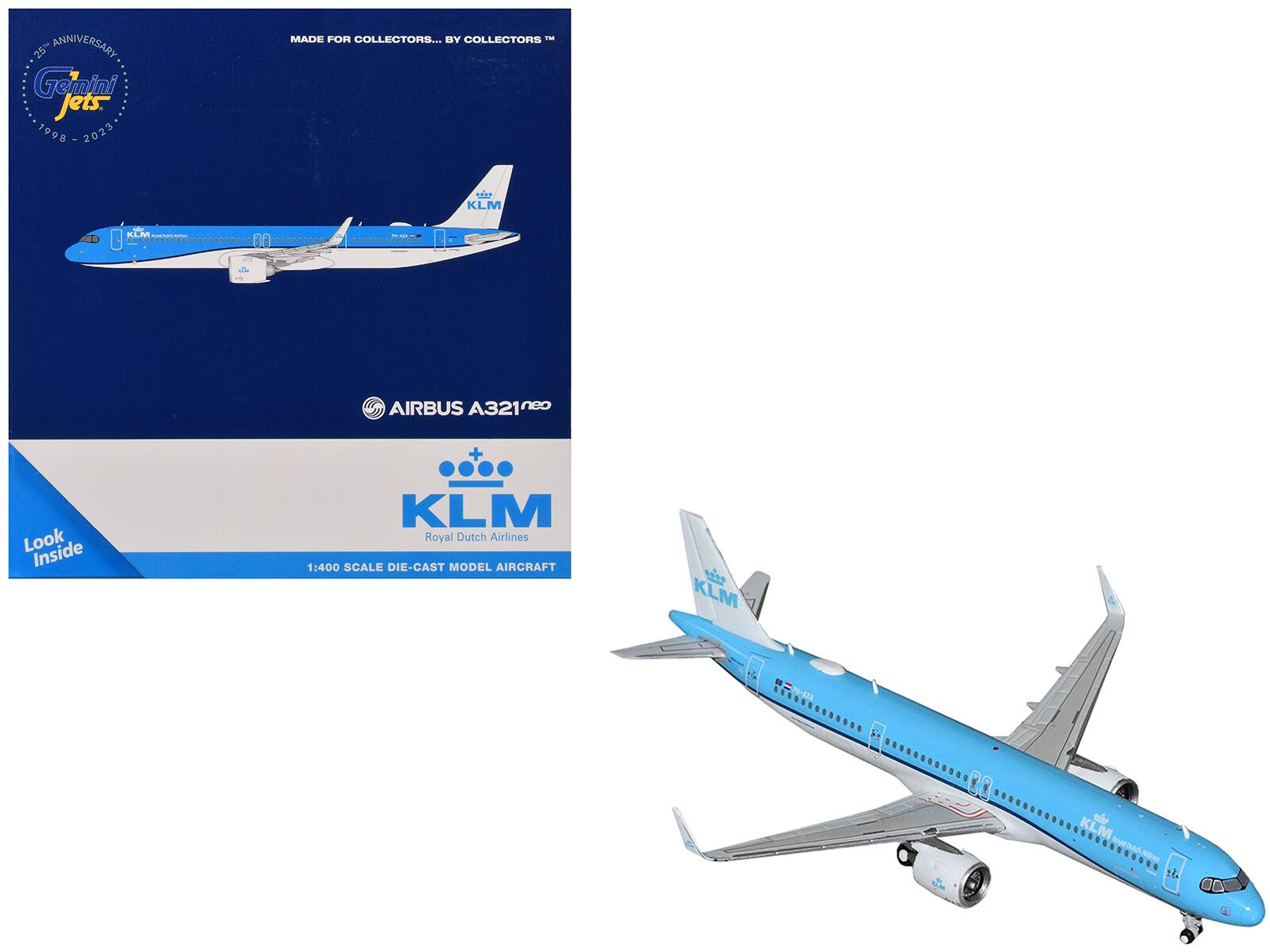 GeminiJets Airbus A321neo Commercial Aircraft KLM Royal Dutch Airlines ...