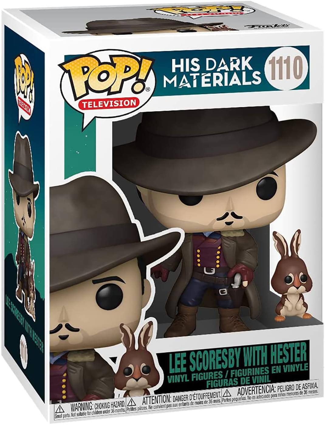 His Dark Materials Funko POP Vinyl Figure | Lee with Hester Brown 55222 ...