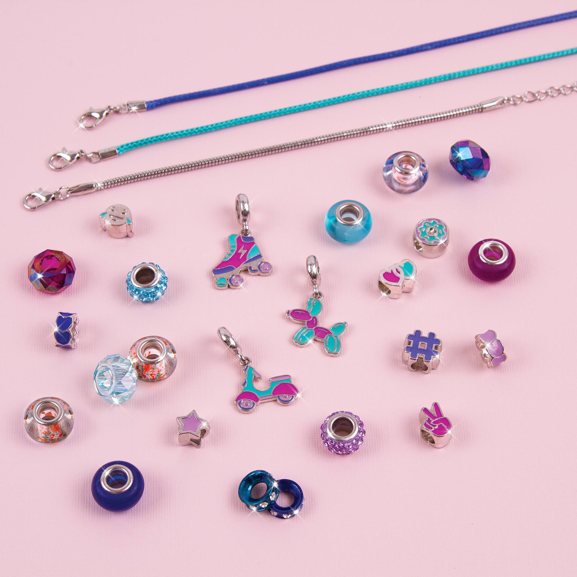 Make It Real Make It Real: Halo Charms 2 In 1 True Blue & Think Pink ...