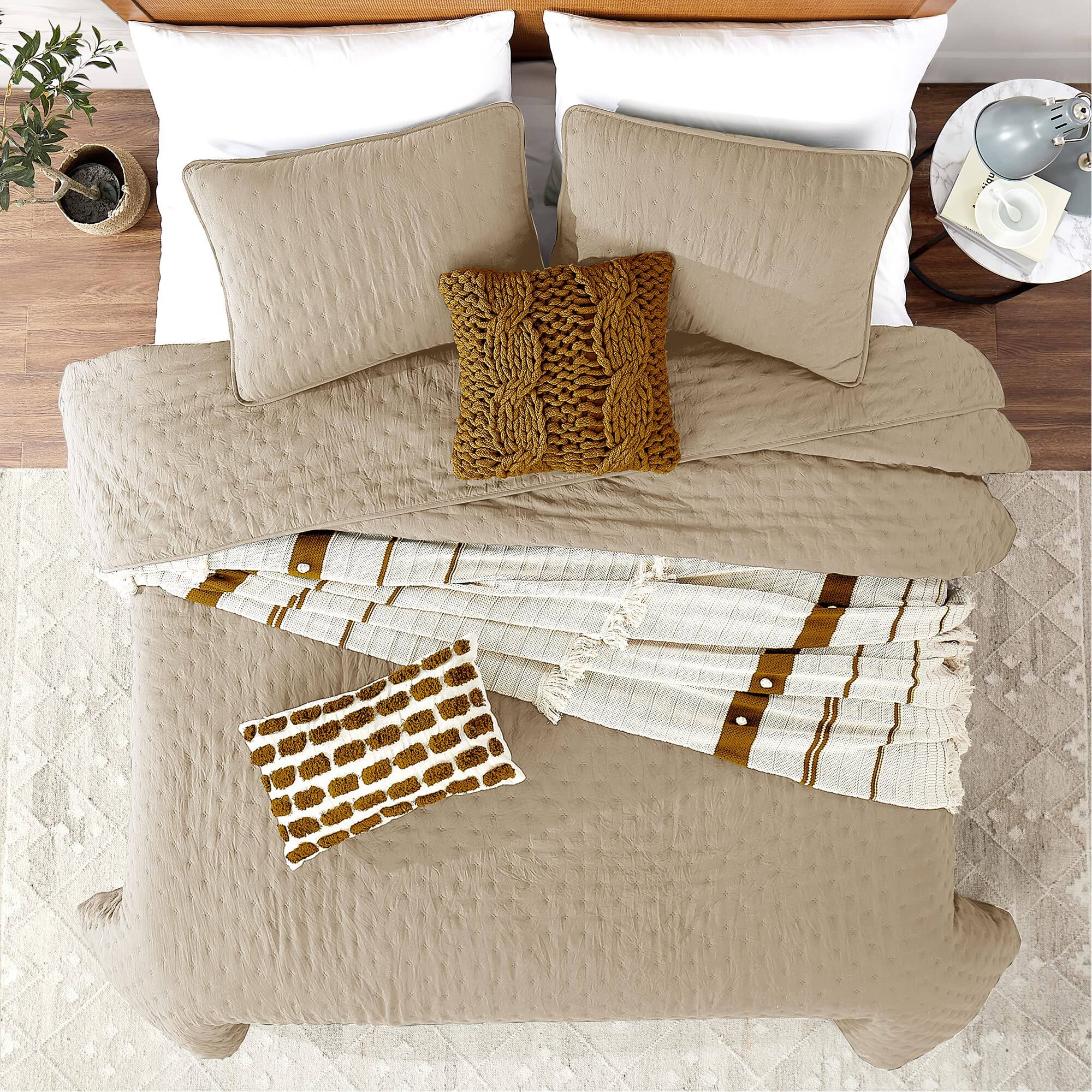 Reds Spade Cloud Size Quilt Bedding Sets With Pillow Sham Farmhouse ...