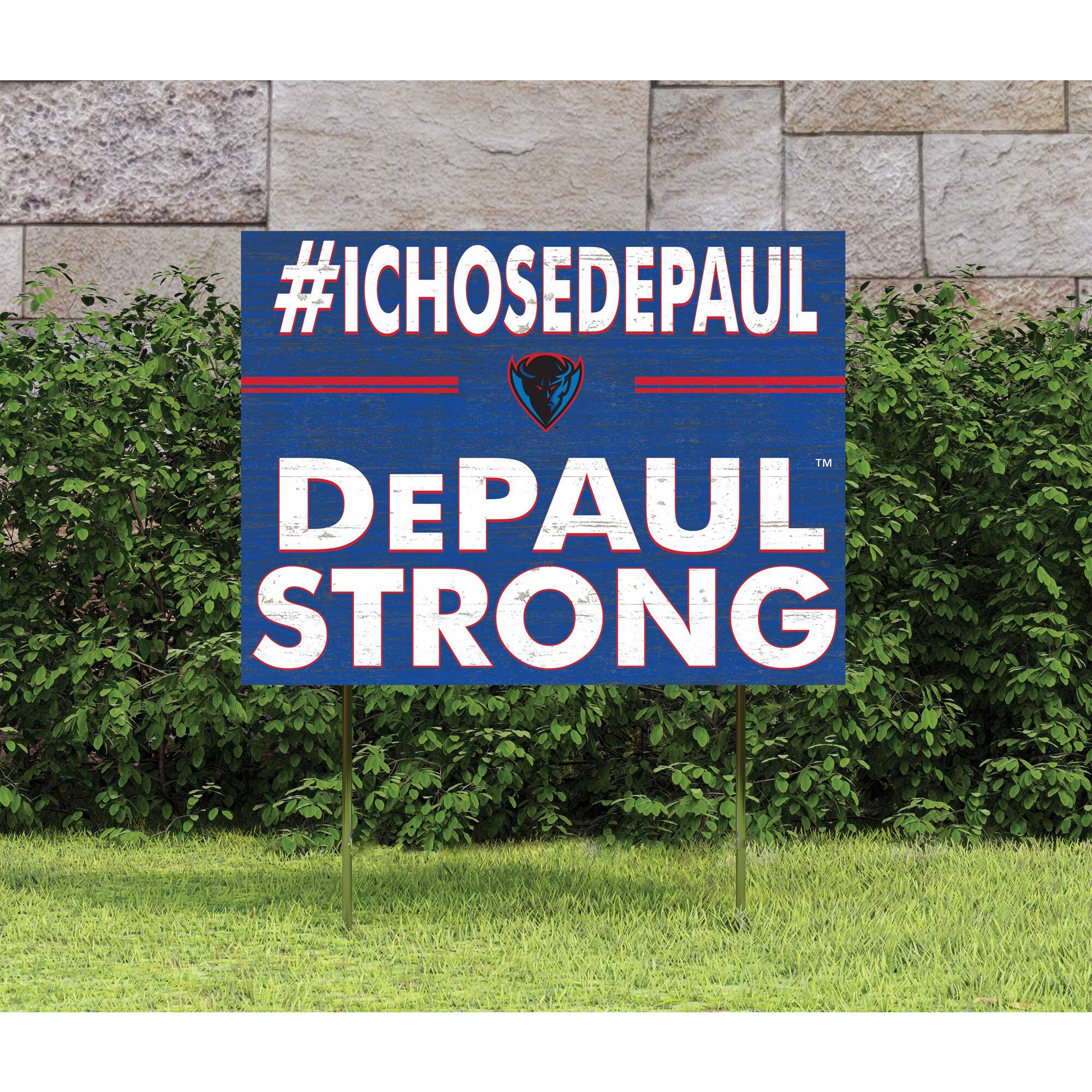 Jardine DePaul Demons 18'' x 24'' I Chose Lawn Sign Blue 4953301 - Best Buy
