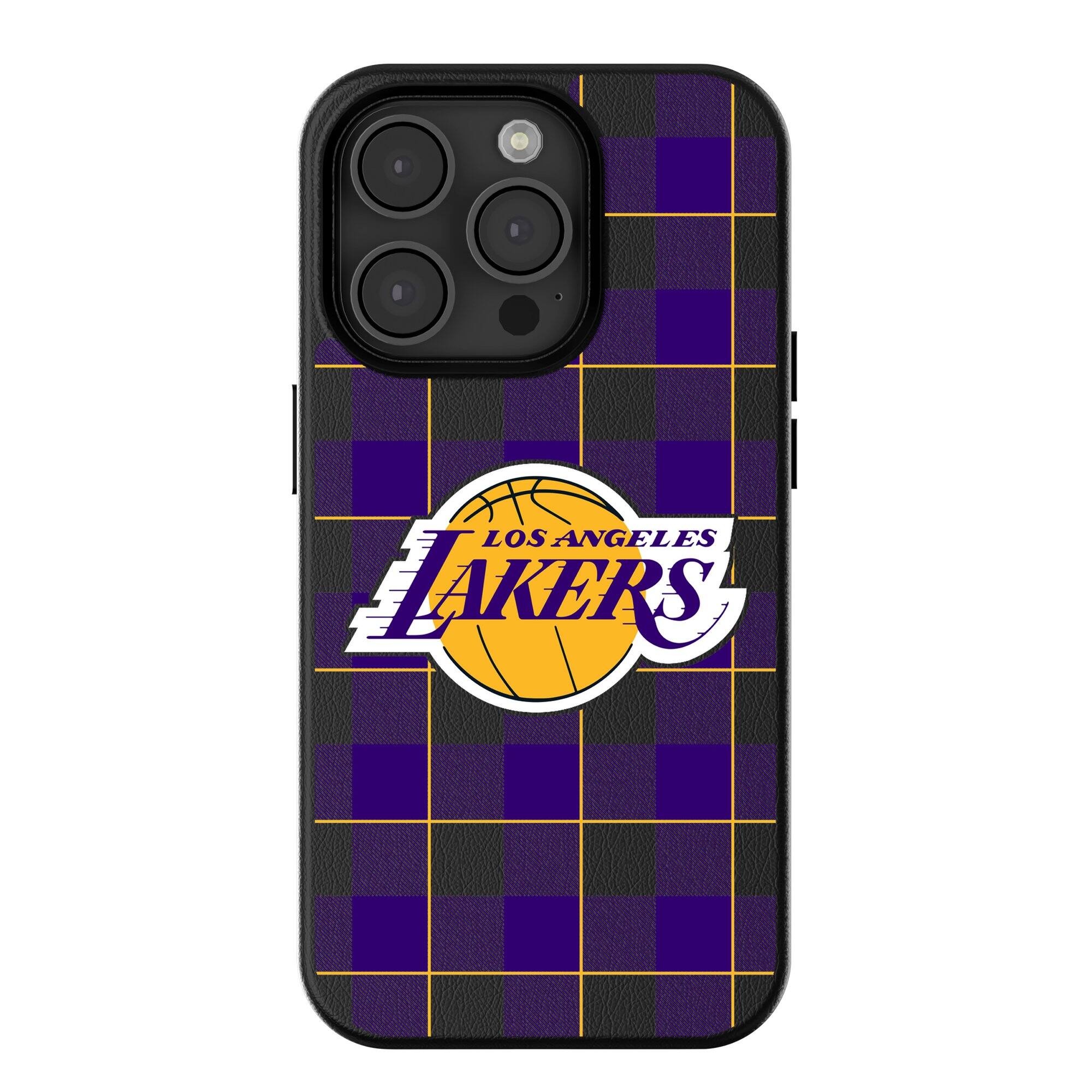 Keyscaper NBA Los Angeles Lakers Plaid Magnetic Bump iPhone Case 16 ...