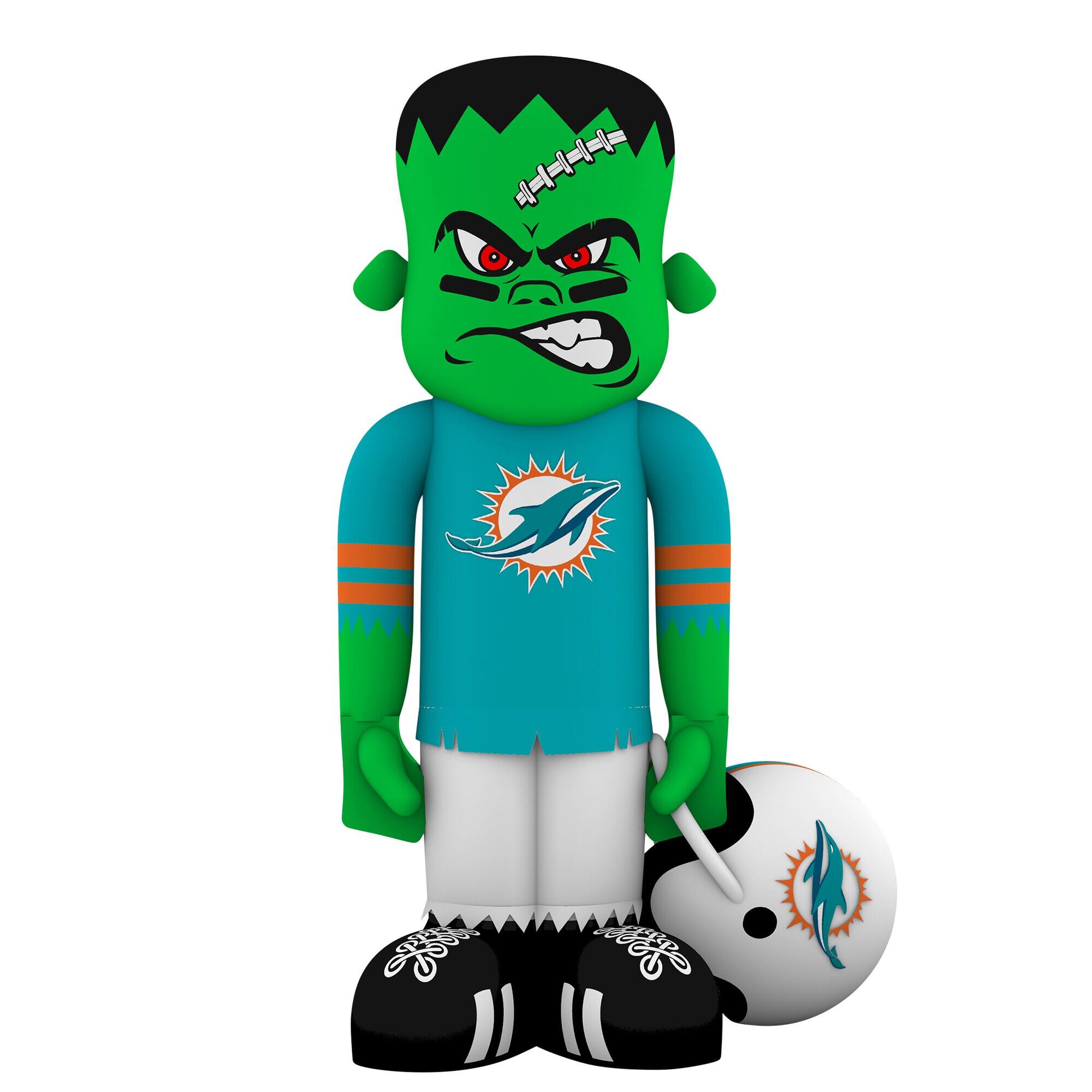 Sporticulture Miami Dolphins Halloween Lawn Inflatable Steinbacker ...
