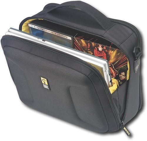 Best Buy: Case Logic DVD Shuttle Case for Portable DVD Players Black WDES10