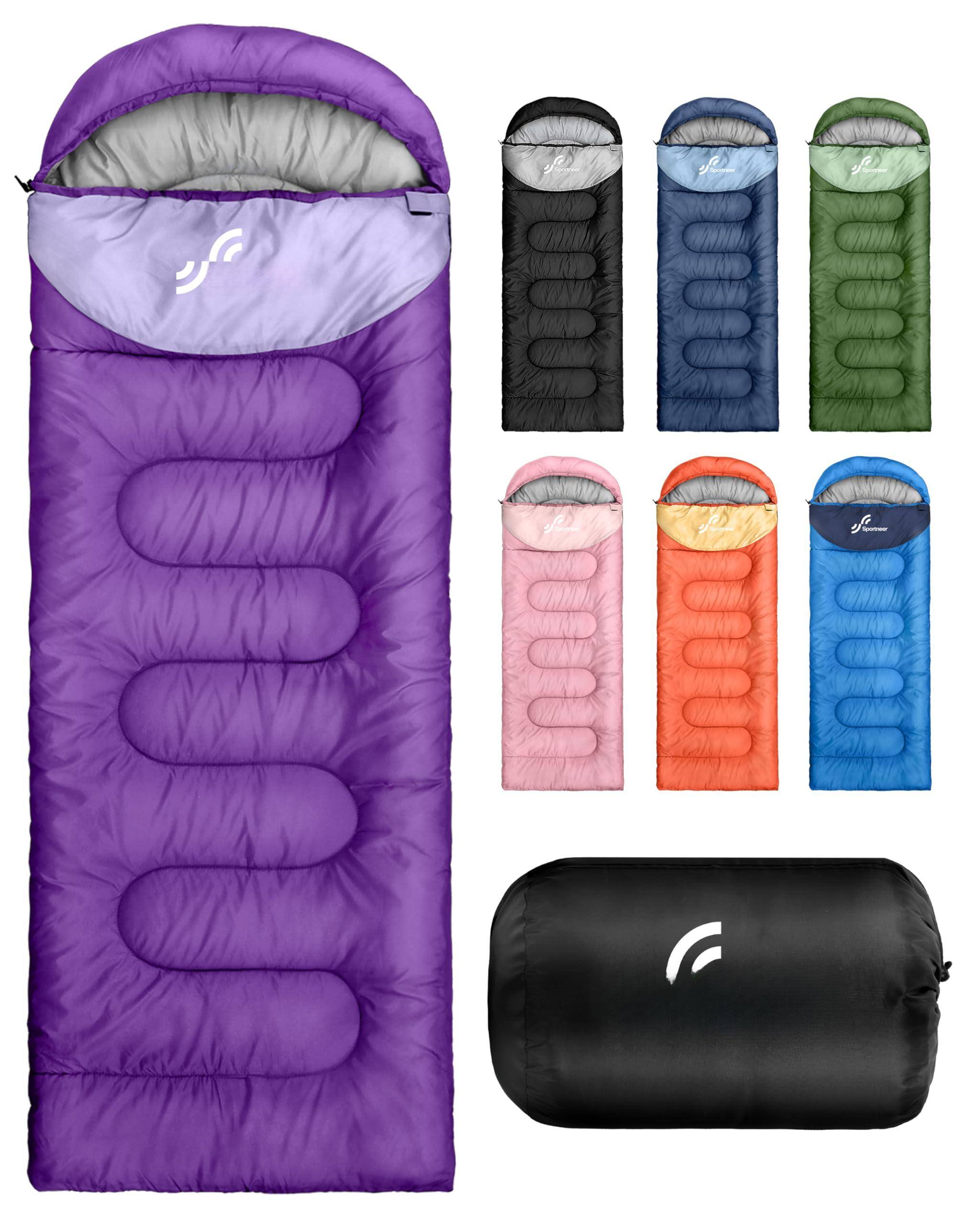 Skar Audio Sleeping Bags For Adults Warm & Cold Weather Bag Lightweight ...