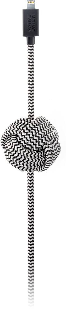 Best Buy: Native Union NIGHT 9.8' USB-to-Apple® Lightning Cable Zebra ...