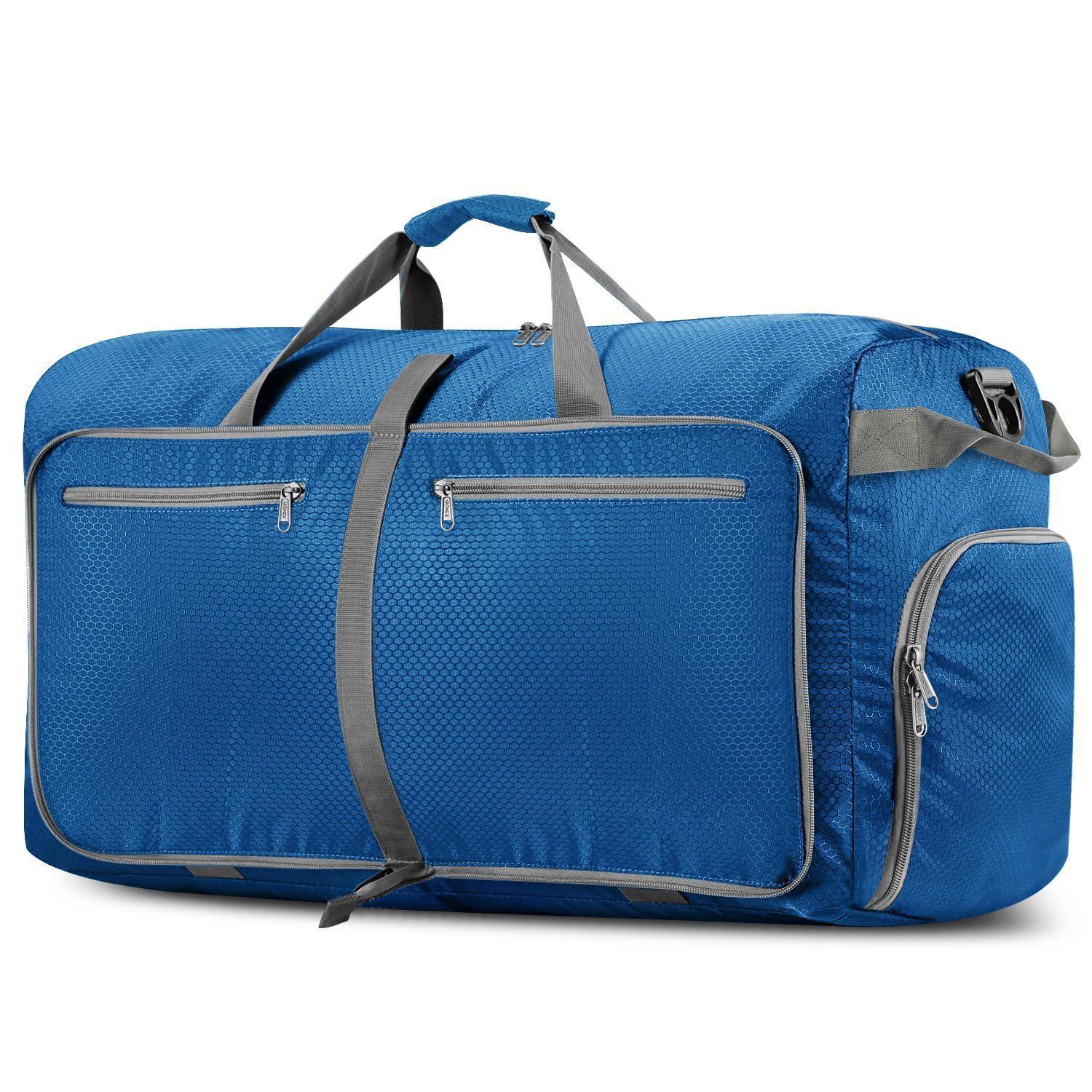 Paradigms Interiors Large Foldable Travel Duffle Bag With Shoes Compartment Packable Lightweight ...