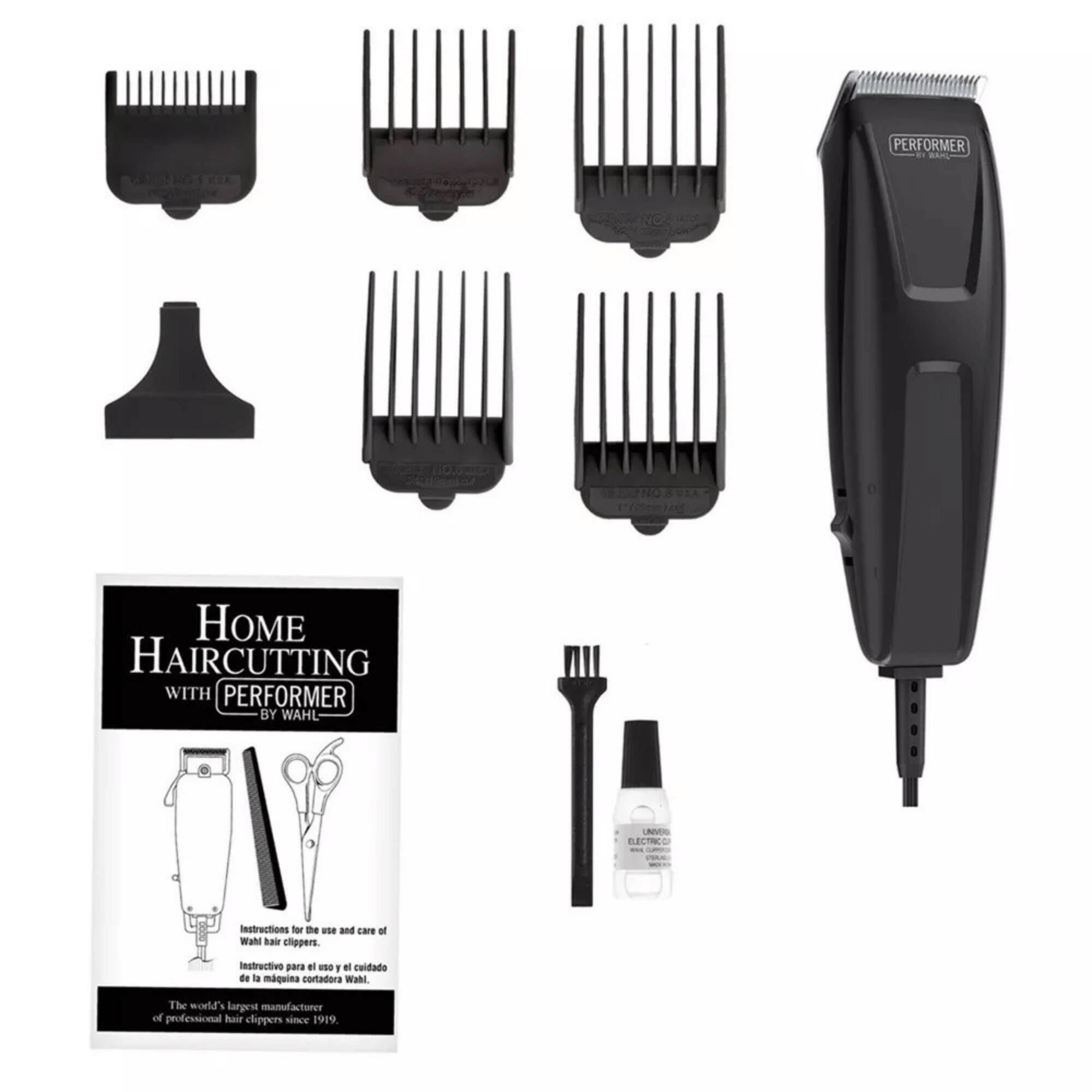 Wahl 10 Piece Electric Hair Clipper Kit Black 9314-300 - Best Buy