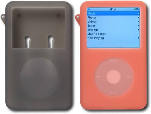 Best Buy: Init™ Skin for 30GB Apple® iPod™ Video Black/Red NT-MP115