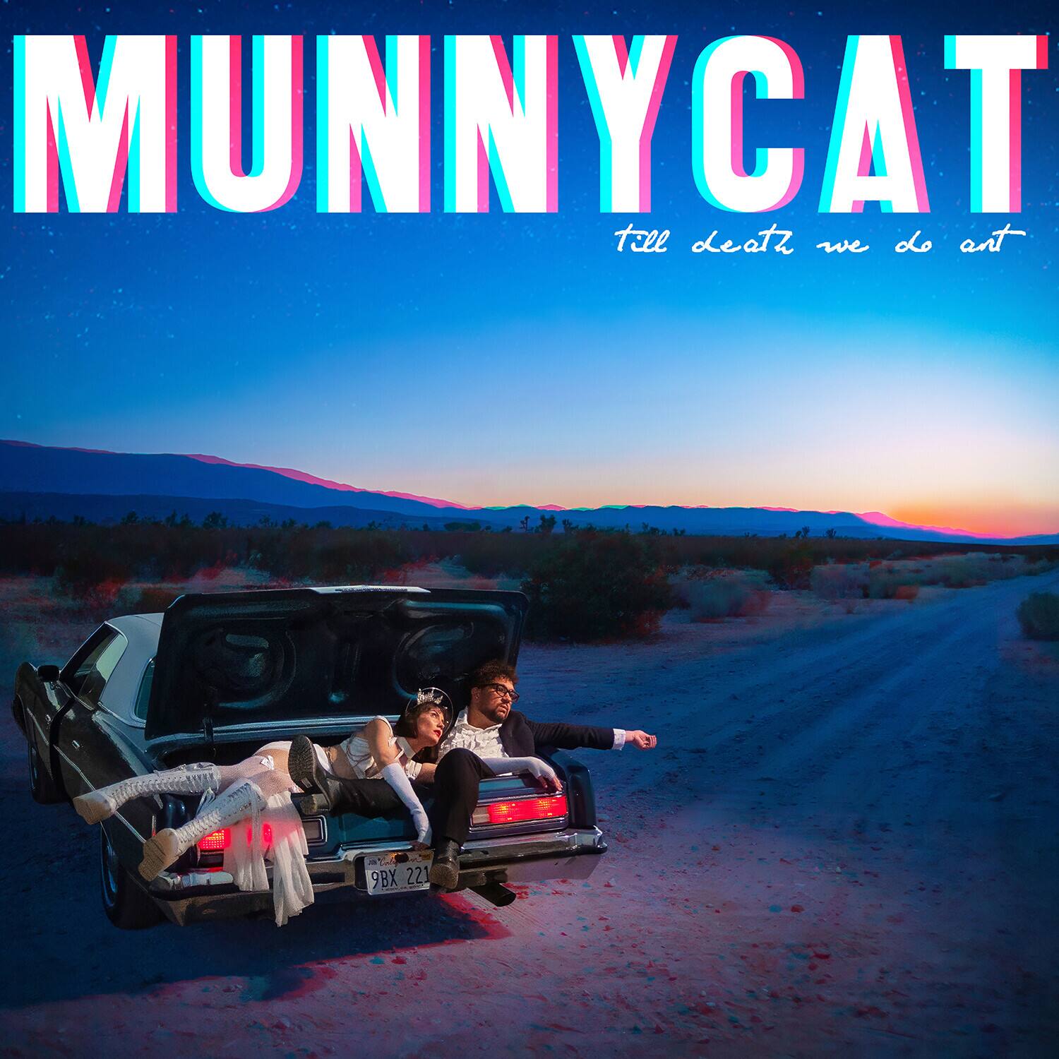 Munnycat Till Death We Do Art Red/Blue Split VINYL LP - Best Buy