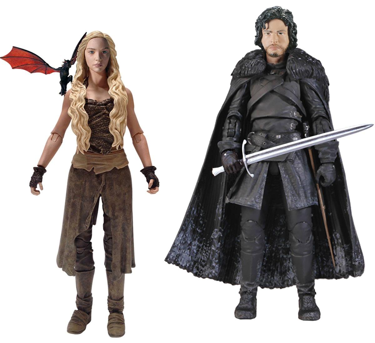 Game of Thrones Funko 6" Legacy Action Figure Bundle: Daenerys & Jon ...