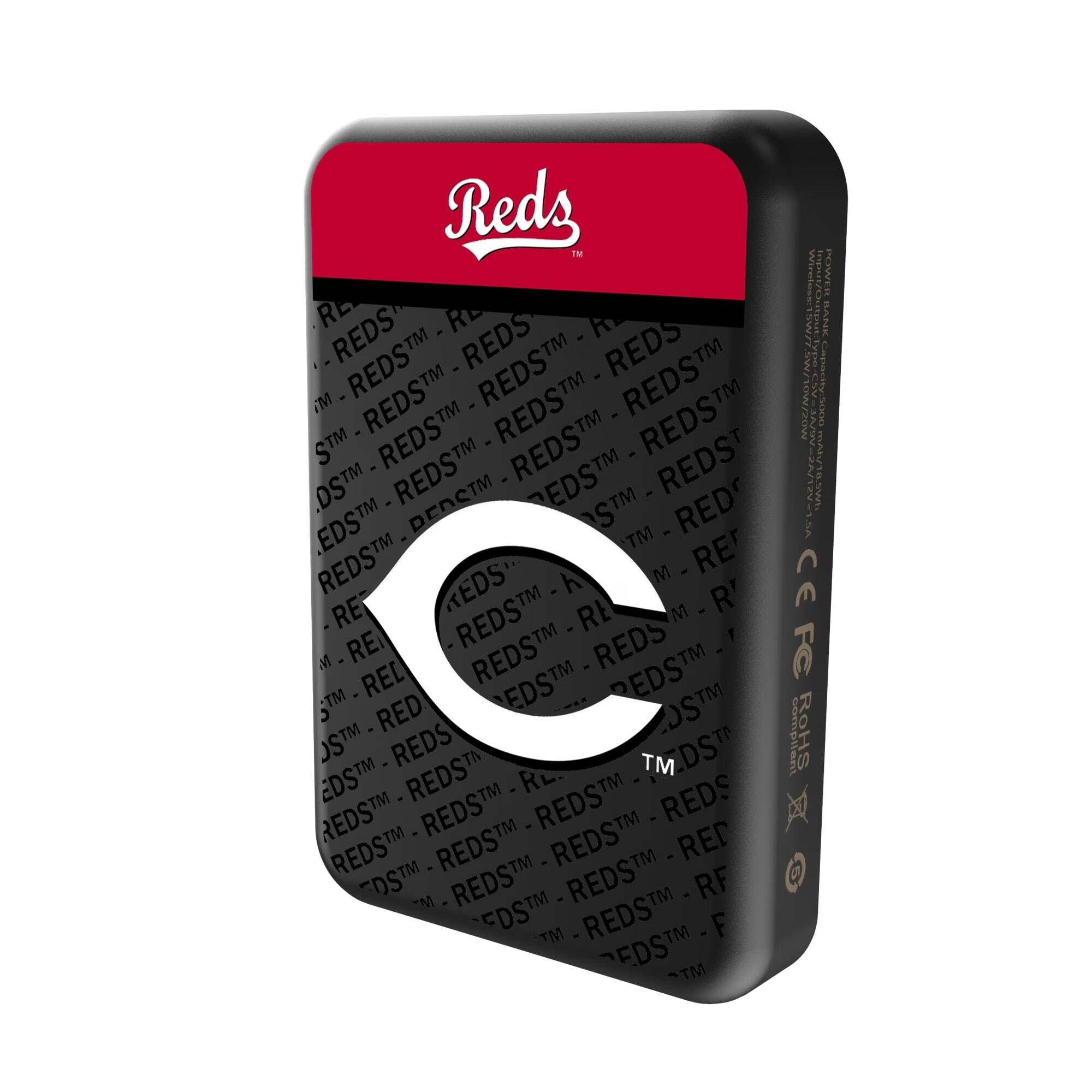 Keyscaper Cincinnati Reds Endzone Plus Wireless Power Bank Multicolor ...
