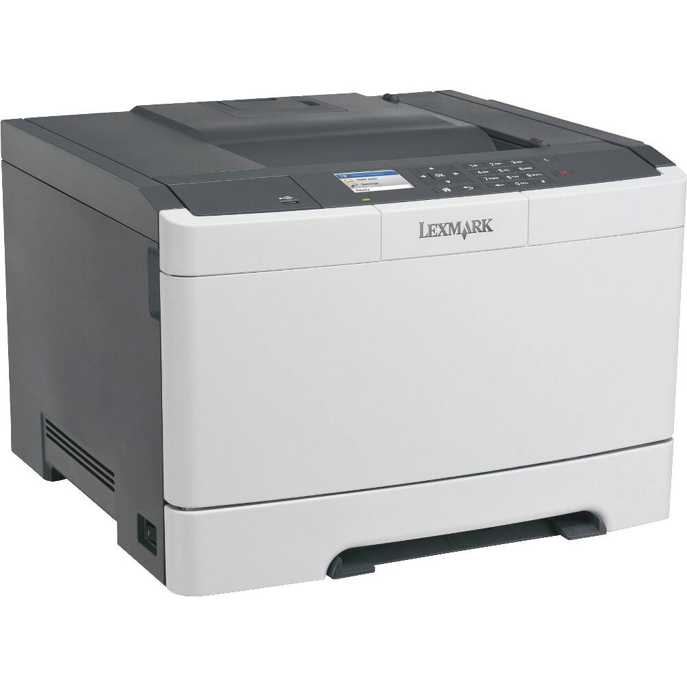 Best Buy: Lexmark CS410DN Color Printer White/Black 28D0050