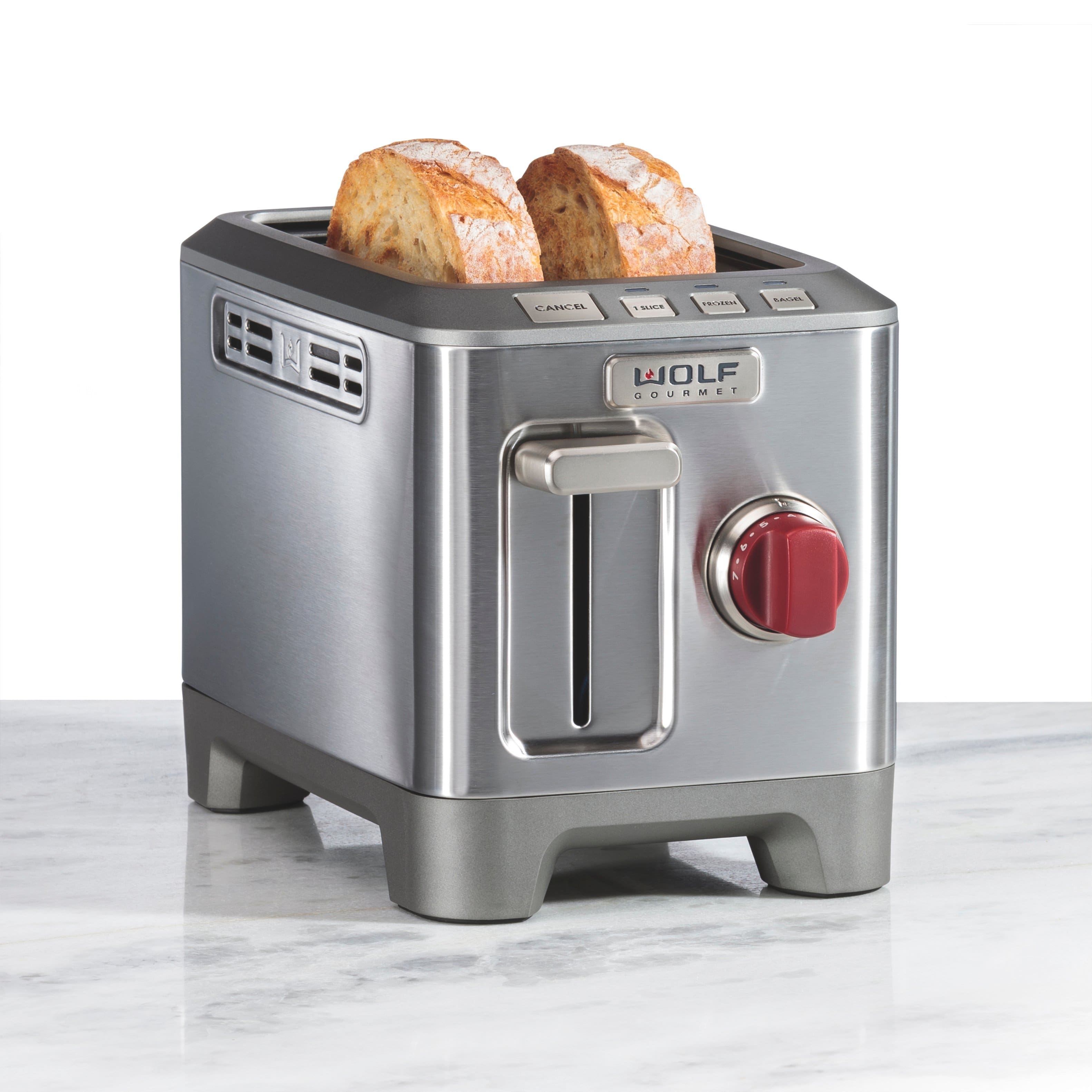 Best Buy: Wolf Gourmet Two-Slice Toaster Stainless Steel WGTR152S