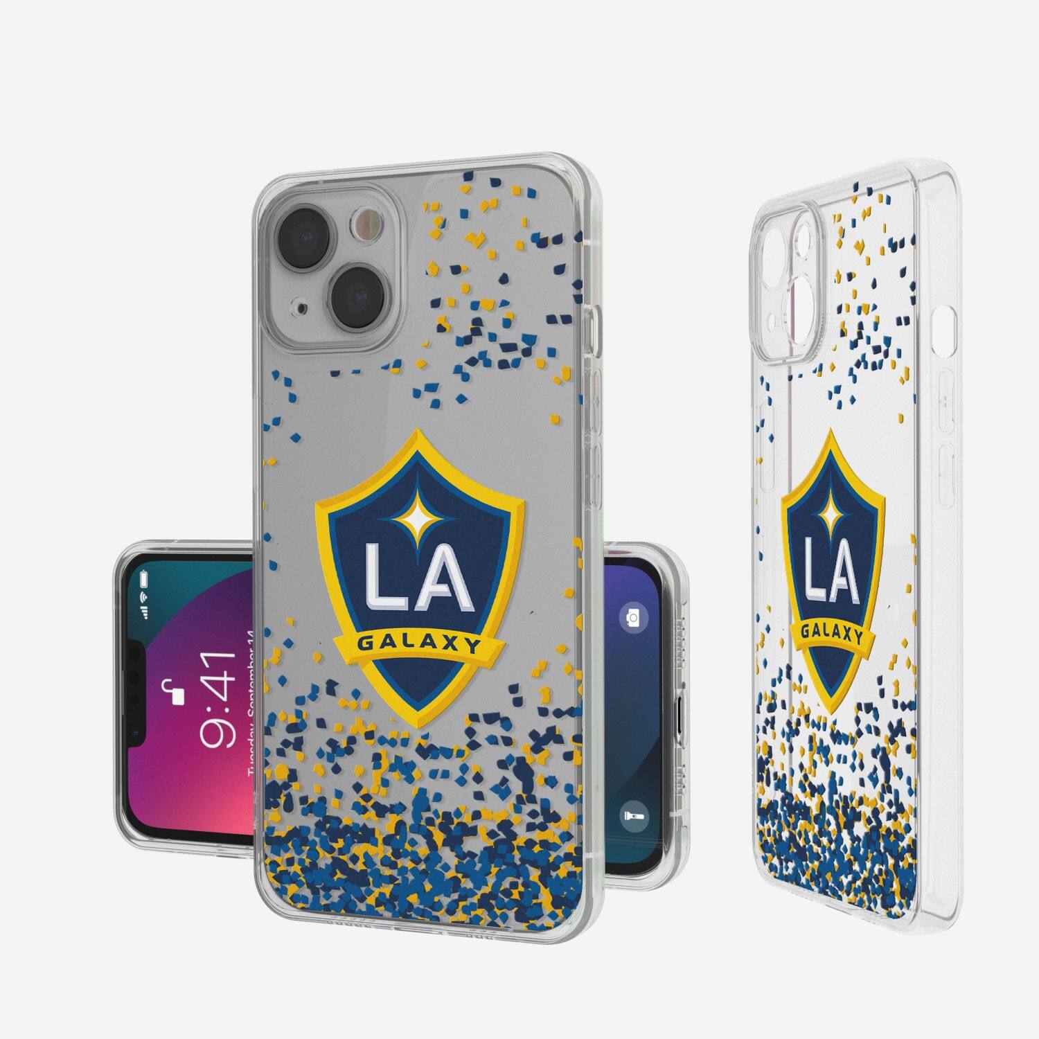 Keyscaper MLS LA Galaxy iPhone Confetti Design Clear Case 13 mini ...