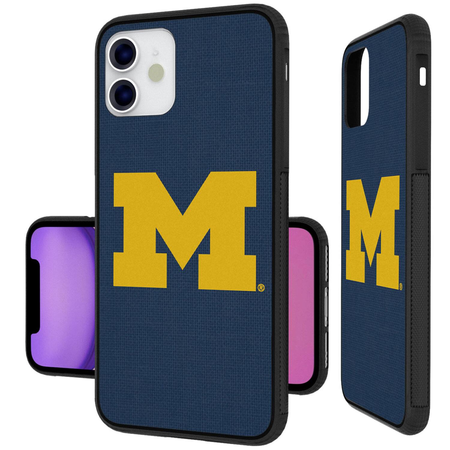 Keyscaper NCAA Michigan Wolverines iPhone Solid Design Bump Case 14 Pro ...
