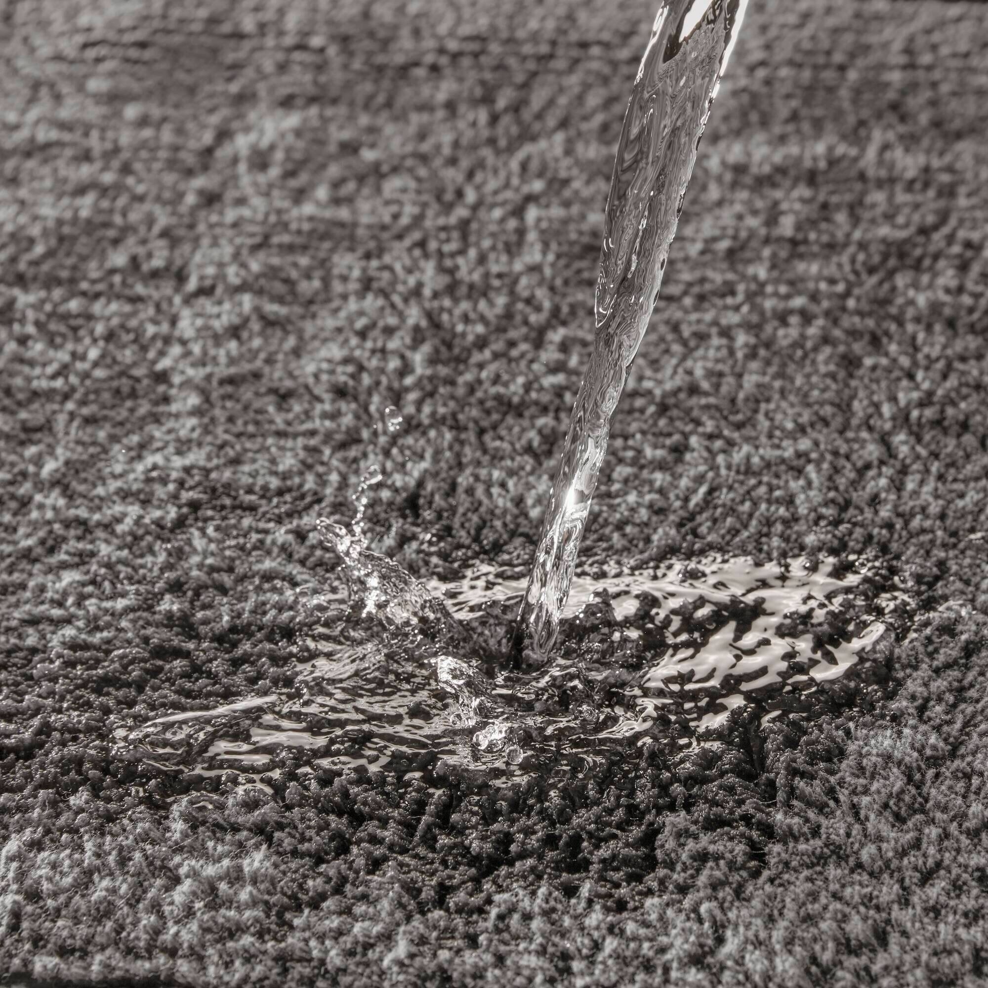 TinyHomie 1 PCS 17x24 Inch Cotton Tufted 3000 GSM Reversible Charcoal ...