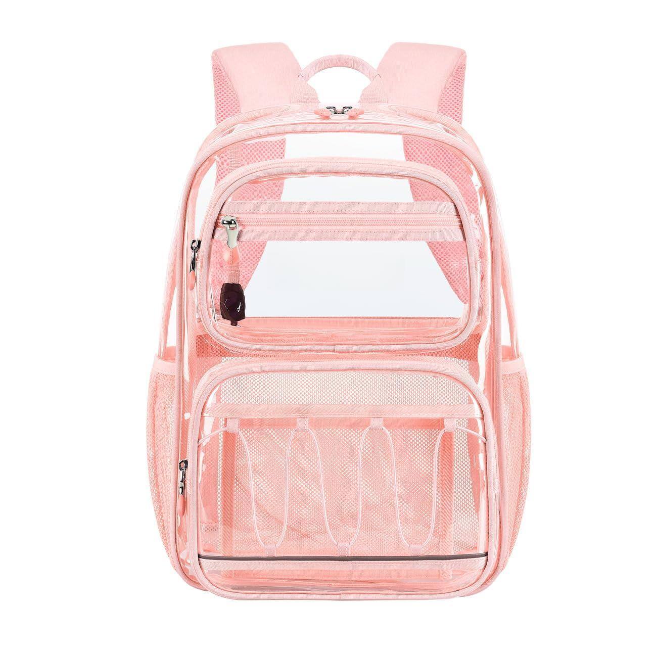 Pacoar Cade Clear Tpu Xl Backpack 18" See Through Heavy Duty Bookbag 18 ...