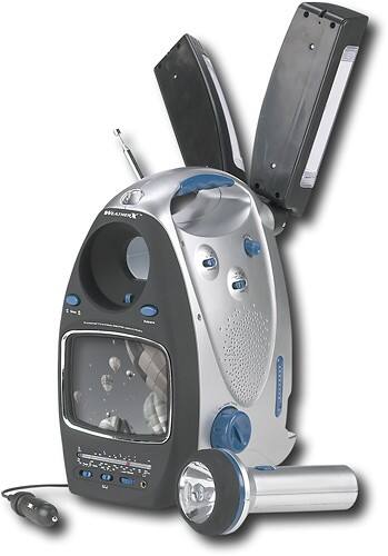 GPX 5" Black and White Portable TV White TVWB534SP - Best Buy