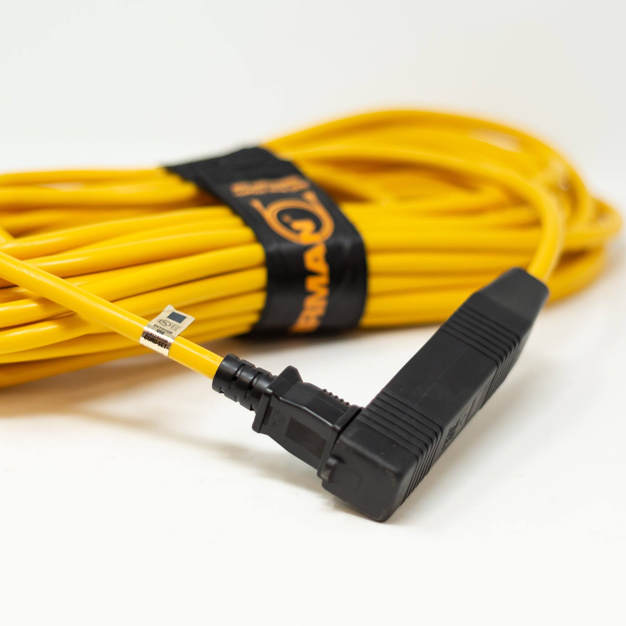 Firman 50ft Medium Duty 5 15P to (3) 5 15R Generator Utility Power Cord ...