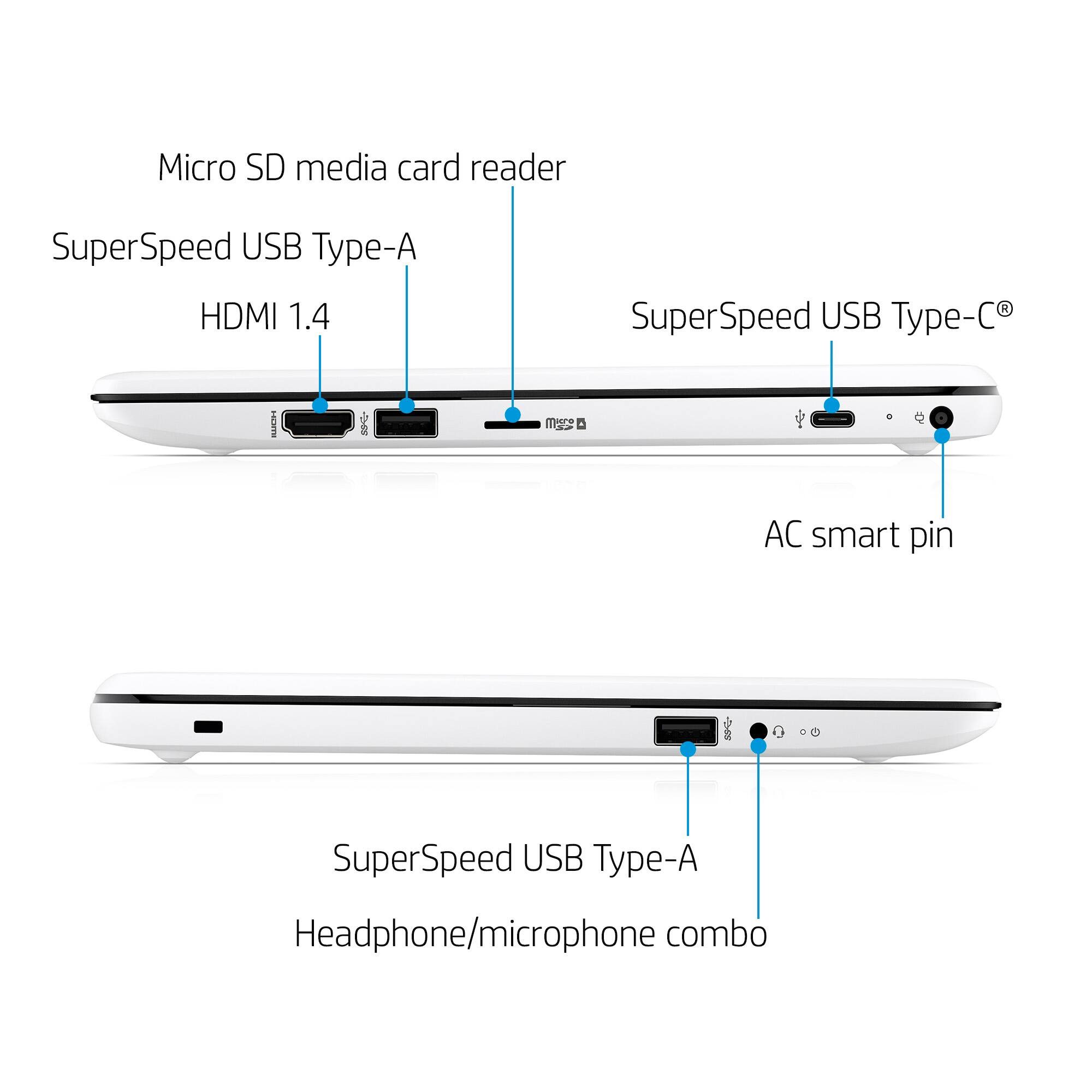 Customer Reviews: HP Stream 11.6" Laptop Intel Celeron 4GB Memory 64GB eMMC Diamond White 11 ...