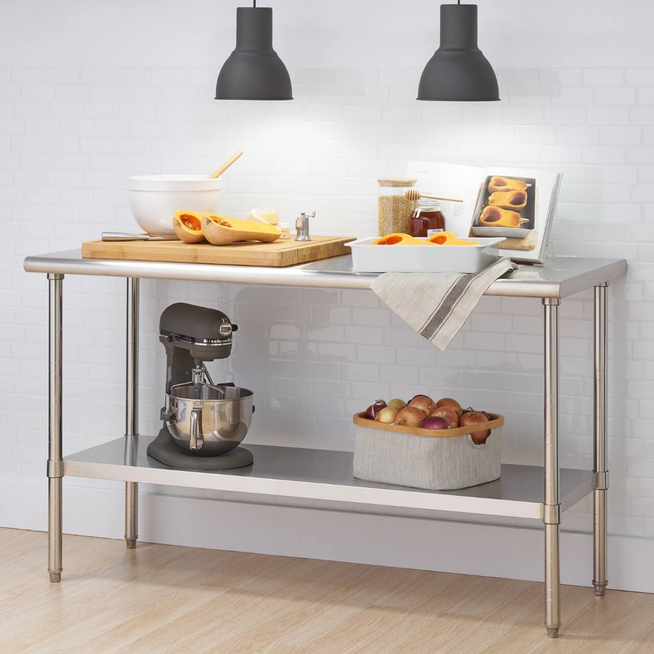 TRINITY PRO® EcoStorage® | 60x24x35 | Workbench | NSF Stainless Steel ...