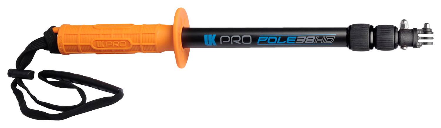 Best Buy: UKPro POLE38HD Extendable Pole for Most GoPro Cameras Orange ...